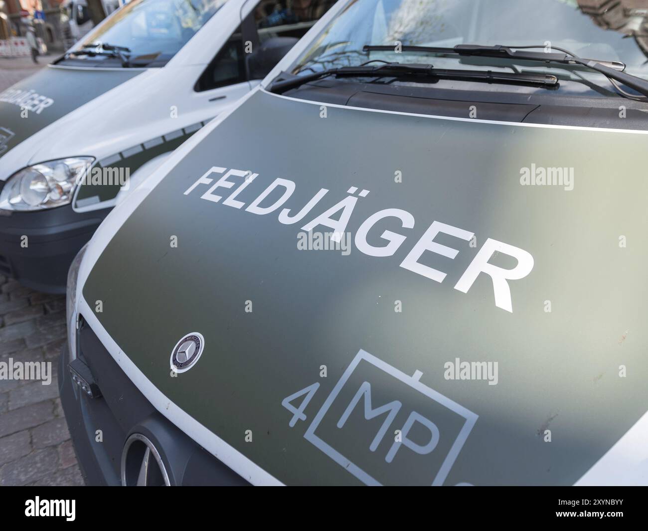 Car of the German military police. Car of the military police Germany ...