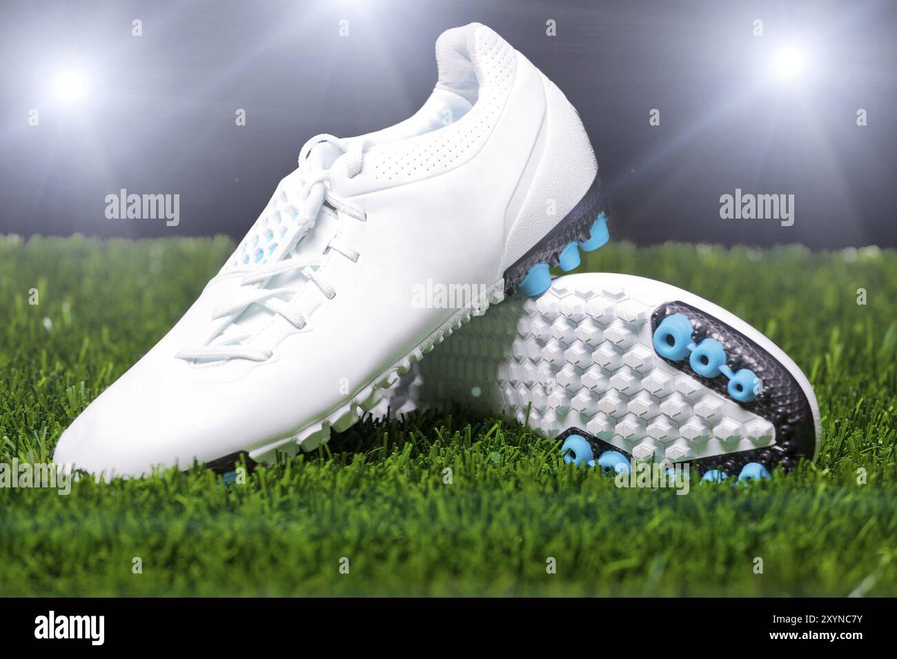 Football boots stadium hi-res stock photography and images - Alamy