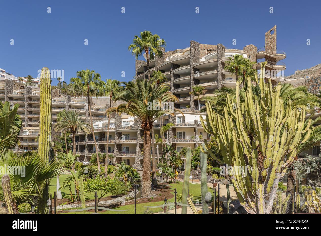 Hotel complex in Anfi del Mar, Arguineguin, Gran Canaria, Canary ...