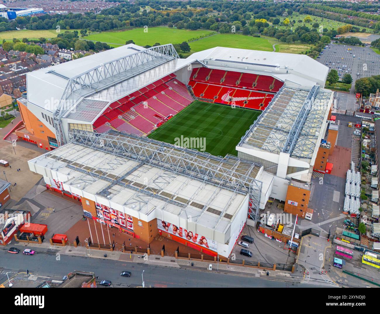 Aerial View Of Anfield Take A Look At Anfield From A Different Angle