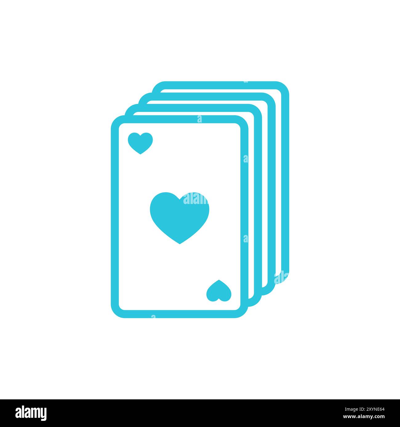 Playing card shuffle Stock Vector Images - Alamy