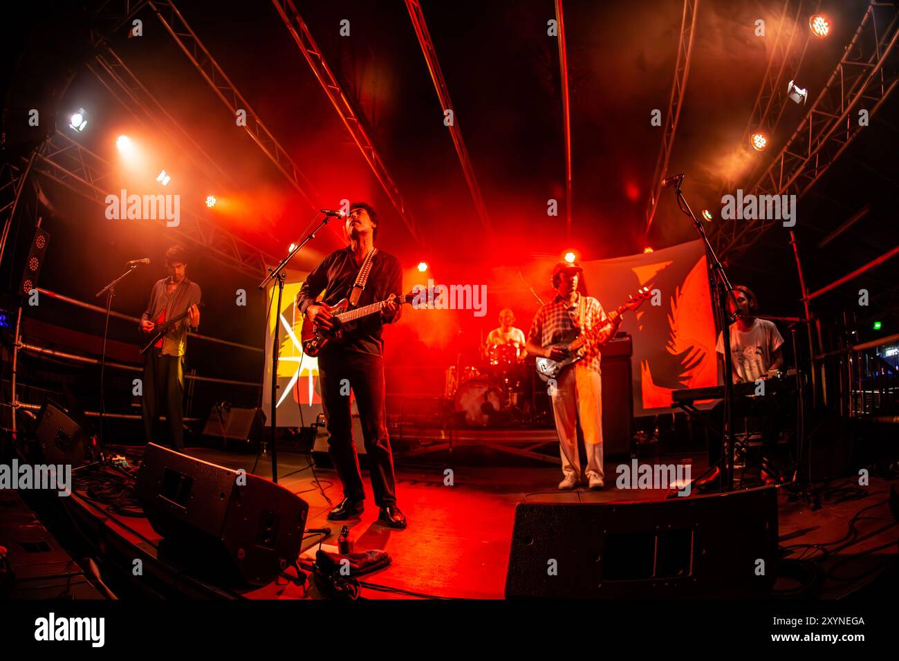 Milan Italy. 29th Aug 2024. The American band ALLAH-LAS performs live ...