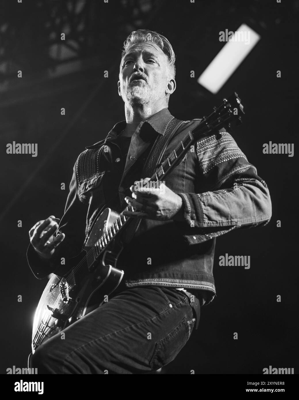 Queens of the stone age album cover Black and White Stock Photos ...
