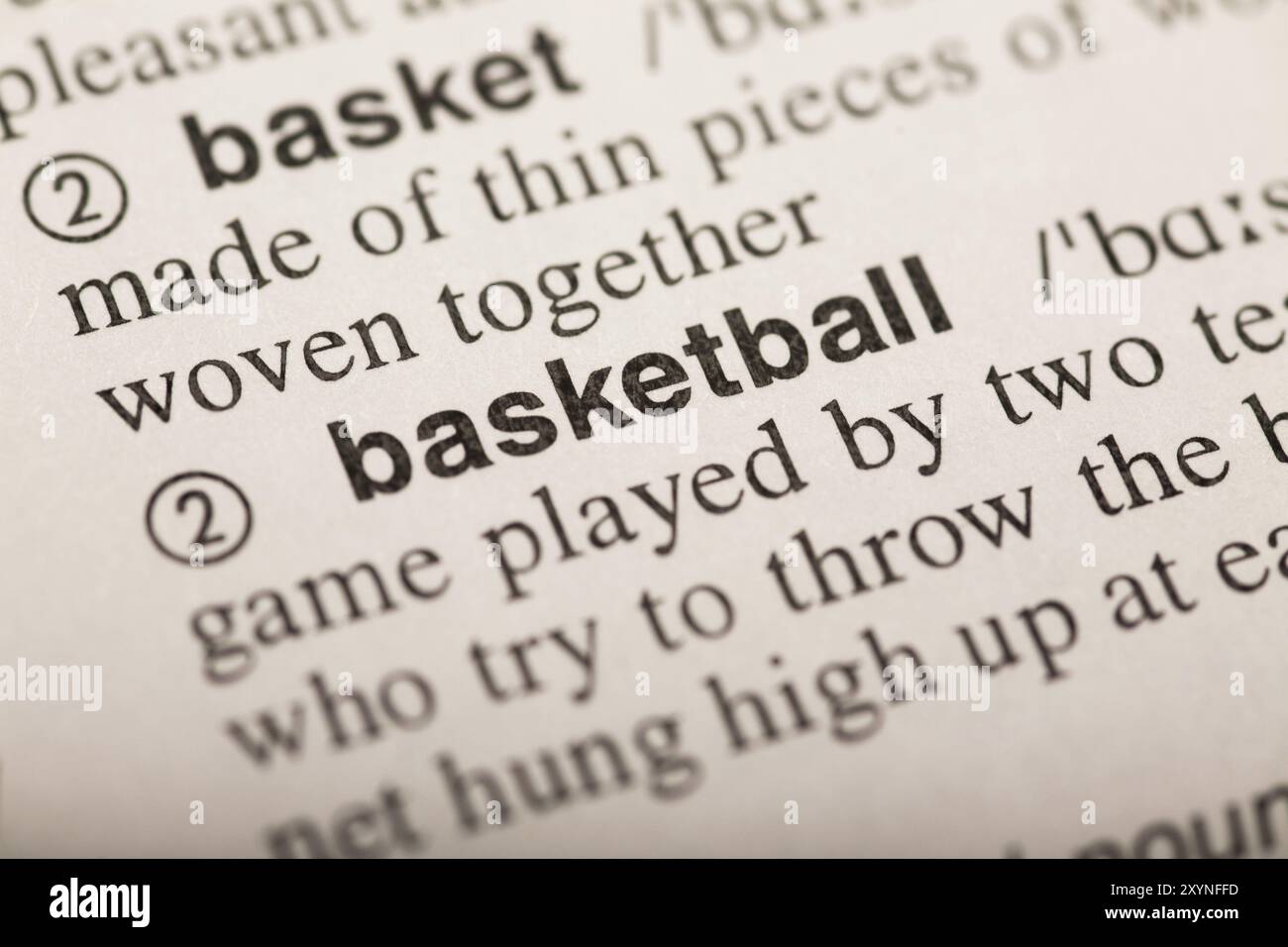 Basketball font hi-res stock photography and images - Alamy
