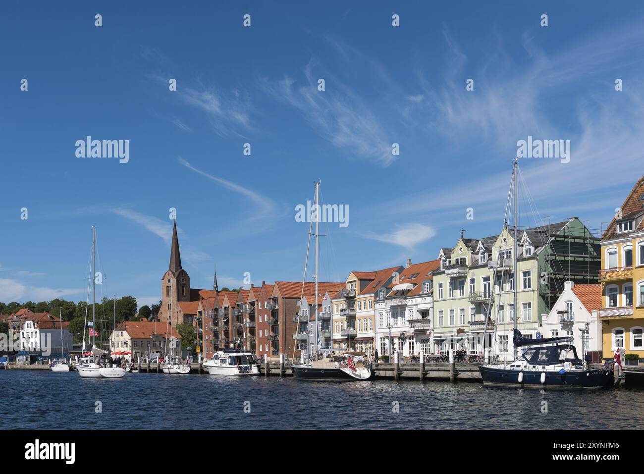 Harbour of Sonderburg in Denmark Stock Photo - Alamy