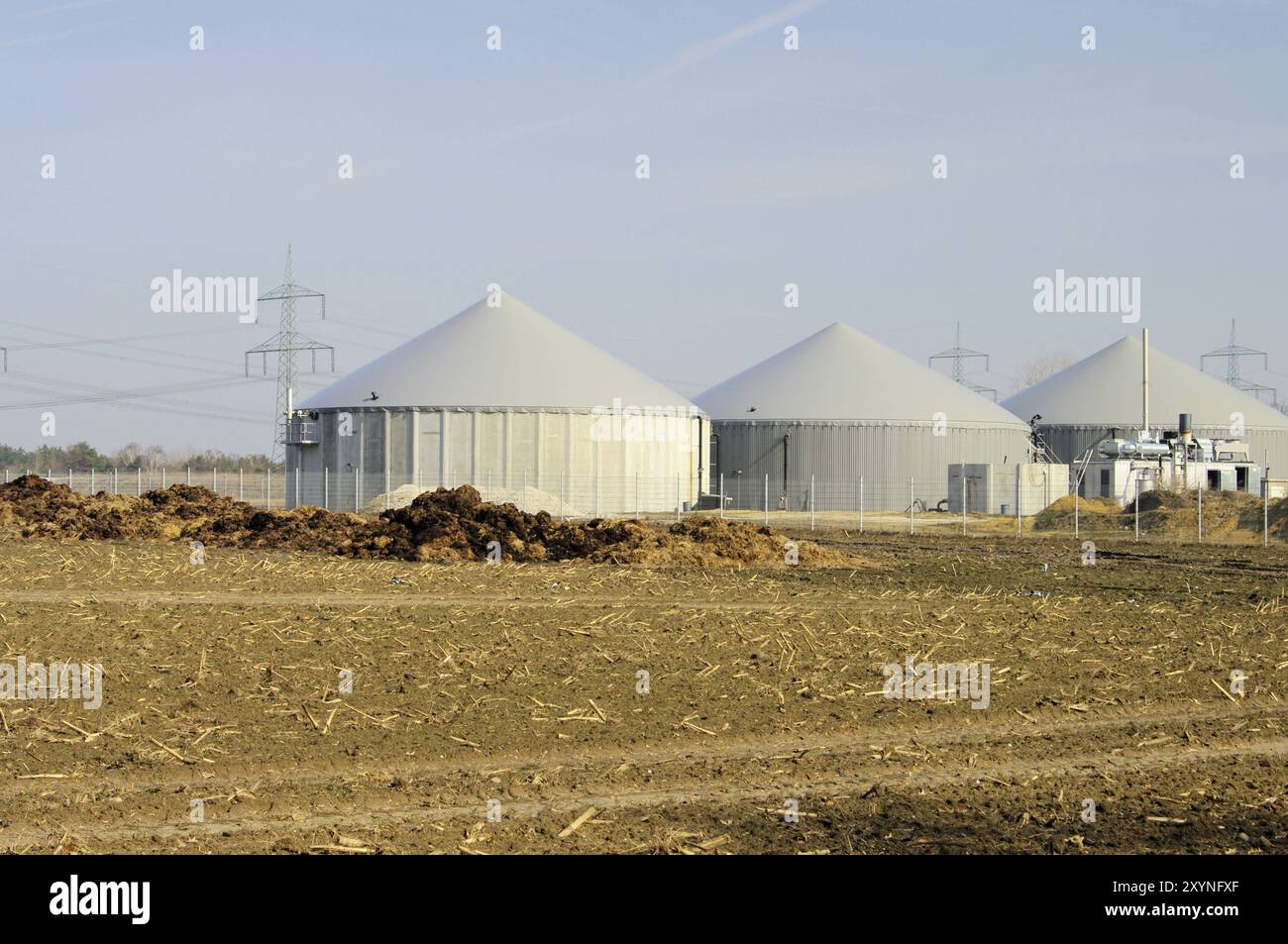Biogas plant, biogas plant 56 Stock Photo - Alamy