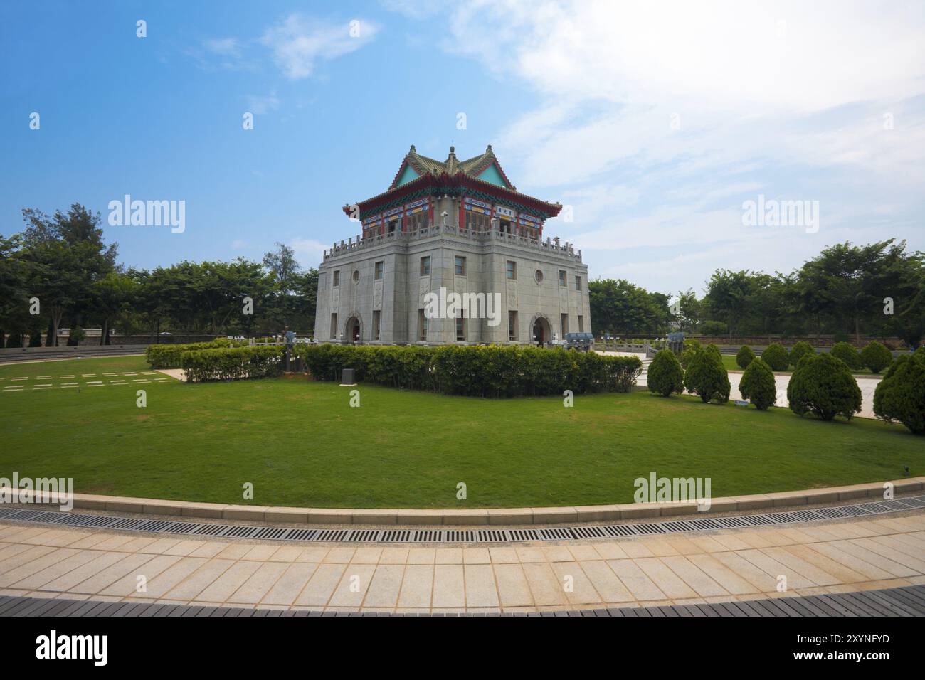The Juguang Tower is the symbol of Kinmen Island, a strategic territory ...