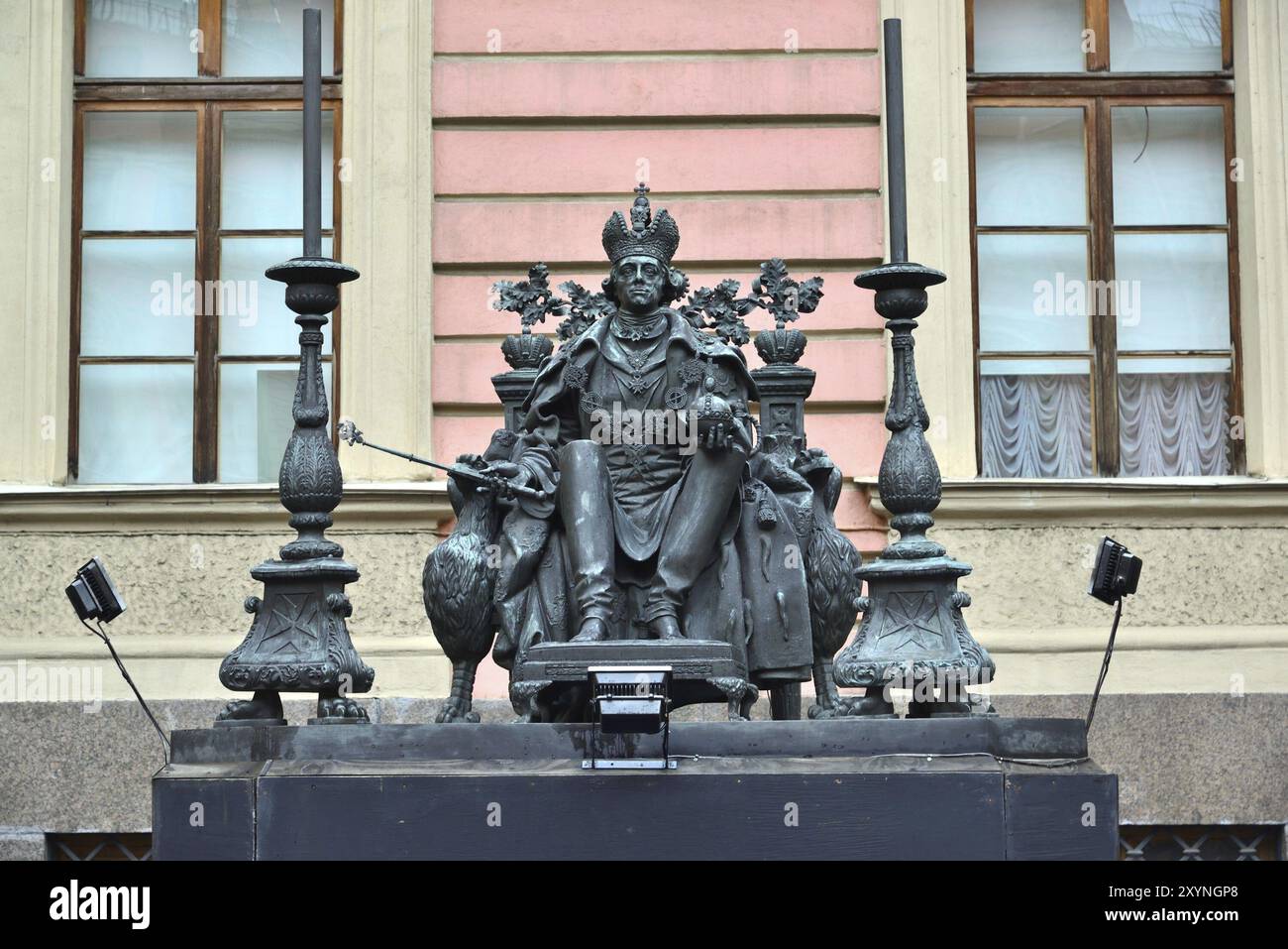 Saint Petersburg. Russia, June 2. 2017. Russian Emperor Paul I ...