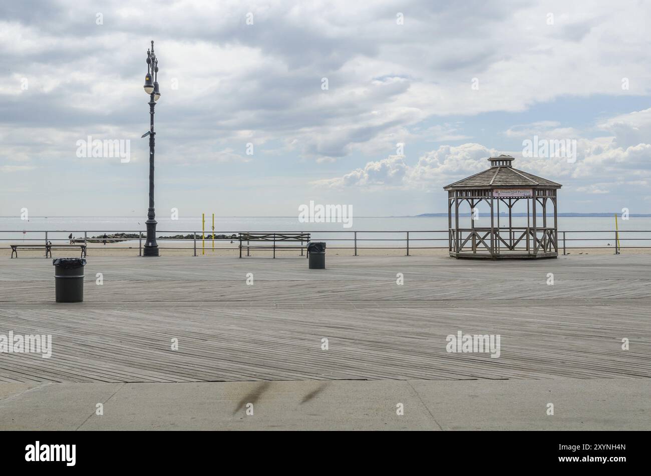 Coney Island Promenade Stock Photo - Alamy