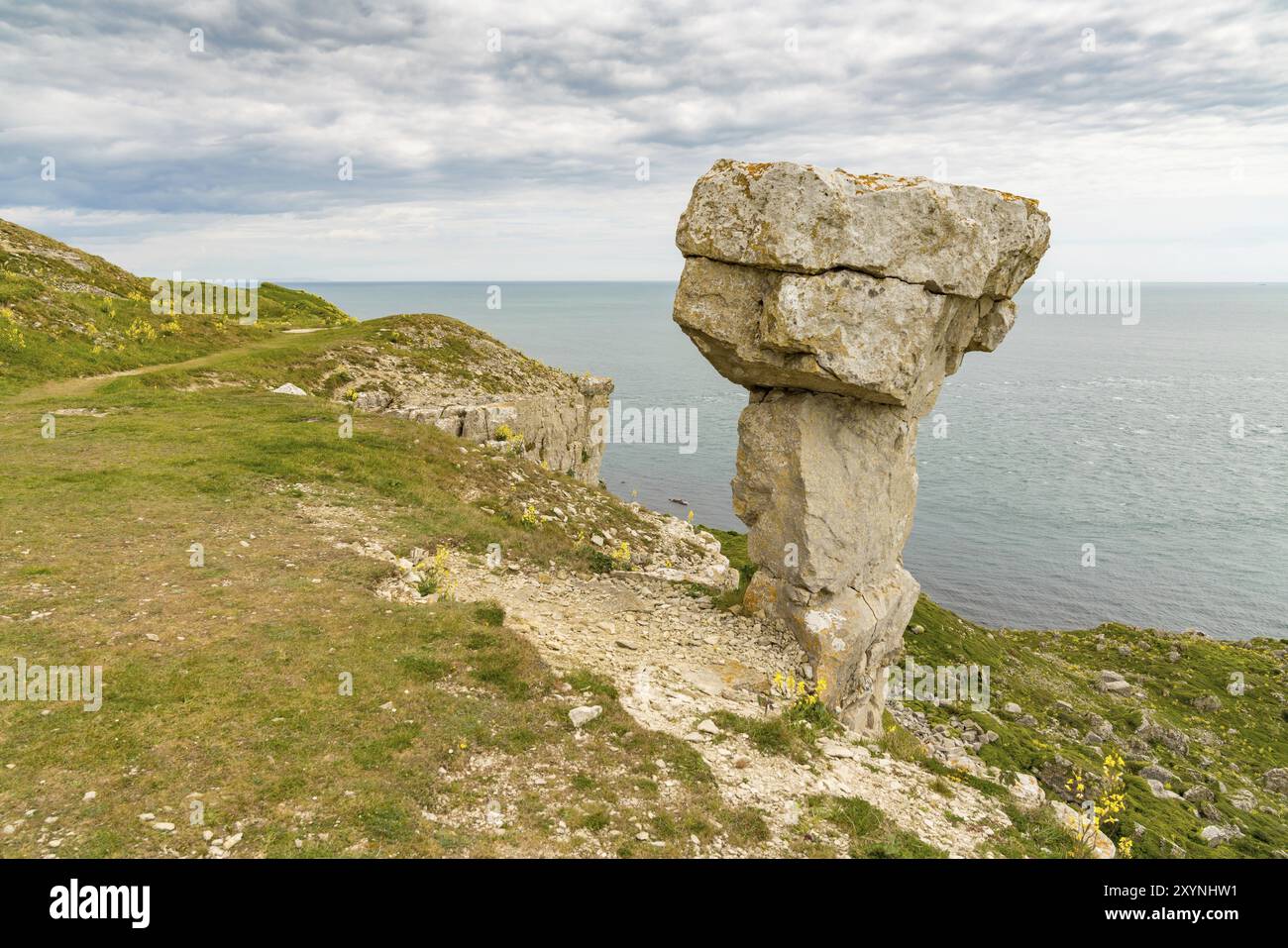 Quarry Ruins at St Aldhelm's Head, near Worth Matravers, Jurassic Coast ...
