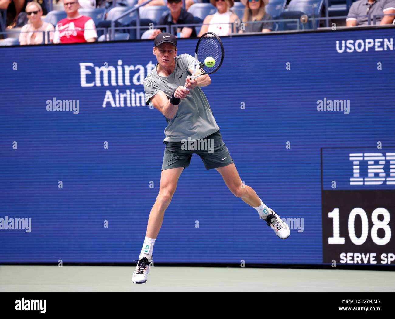 Flushing Meadows, US Open: Jannik Sinner of, Italy. 29th Aug, 2024. in ...