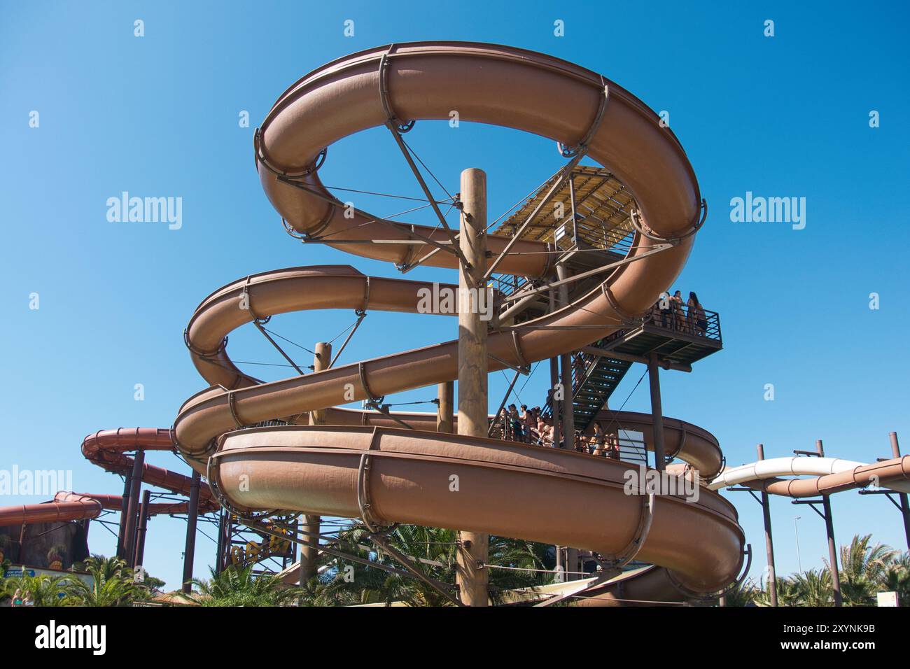 Group of loops in Acqua Village in Cecina, Livorno, Italy Stock Photo ...