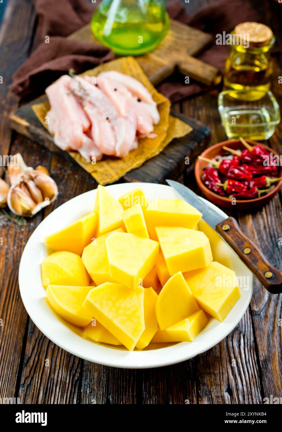 Ingredients chicken broth whole hi-res stock photography and images - Alamy