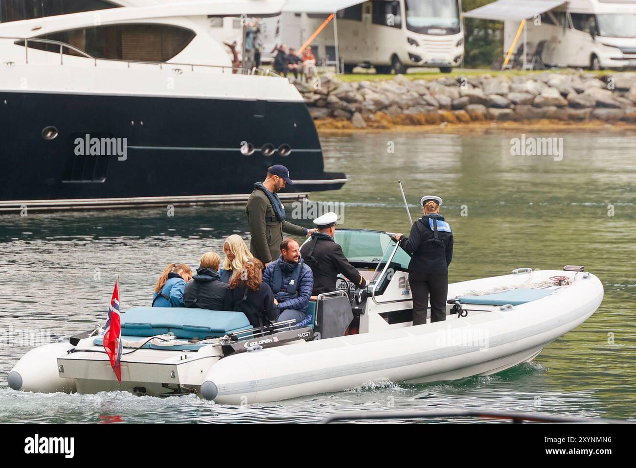 Geiranger 20240830. Princess Ingrid Alexandra, Prince Sverre Magnus ...