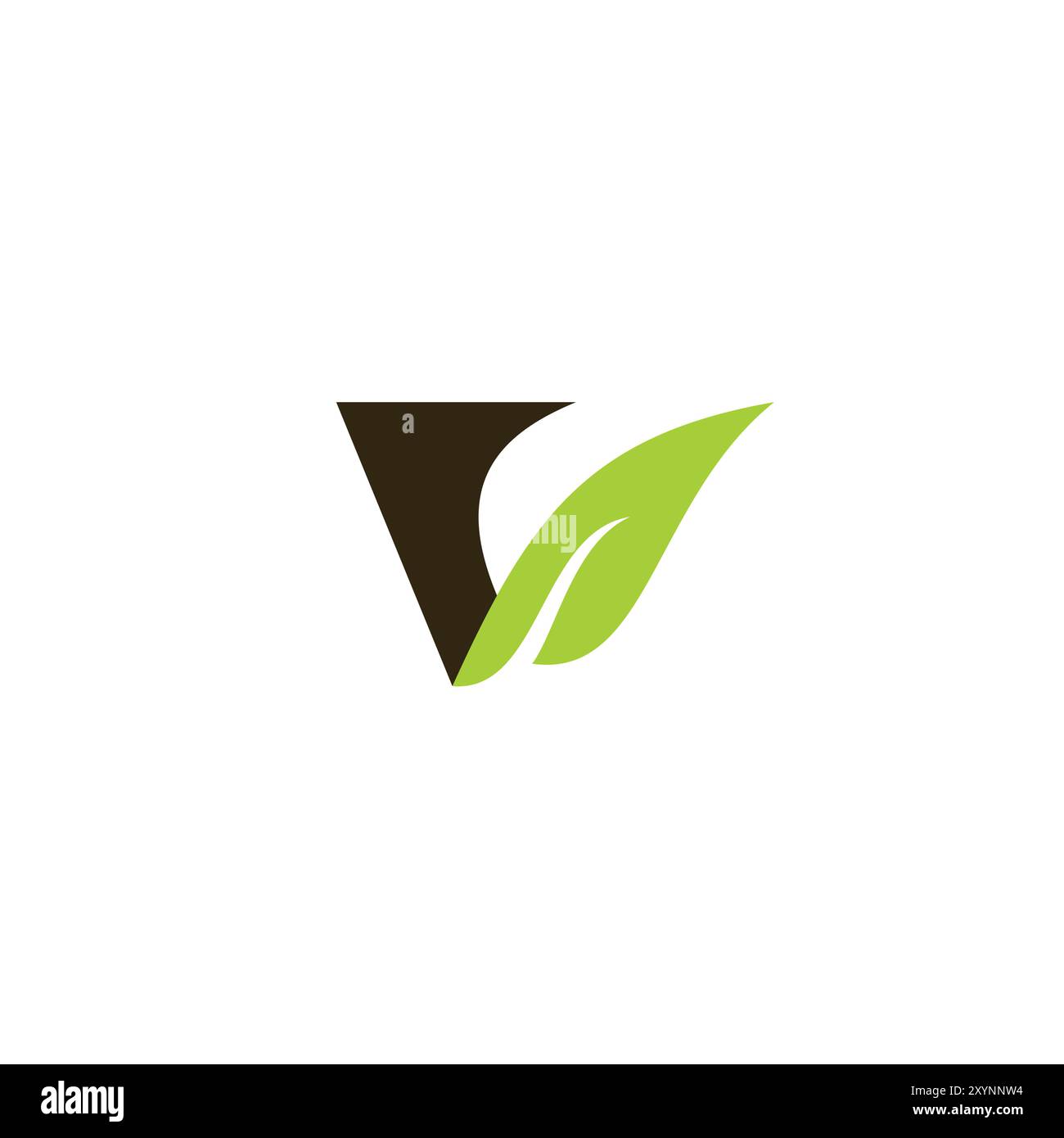 V with leaf hi-res stock photography and images - Alamy