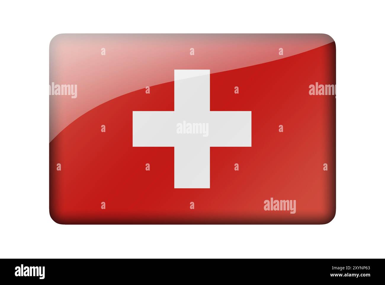Swiss national flags Cut Out Stock Images & Pictures - Alamy