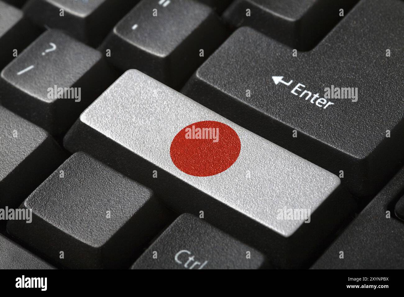 The Japan flag button on the keyboard. close-up Stock Photo - Alamy