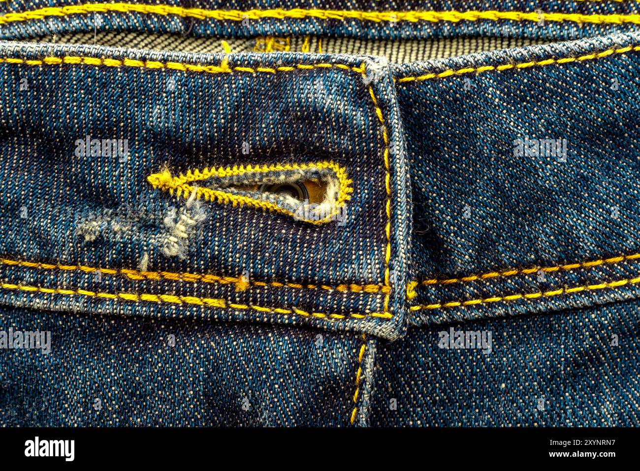 Jeans texture with seams close-up. Denim background. Seam Stock Photo ...
