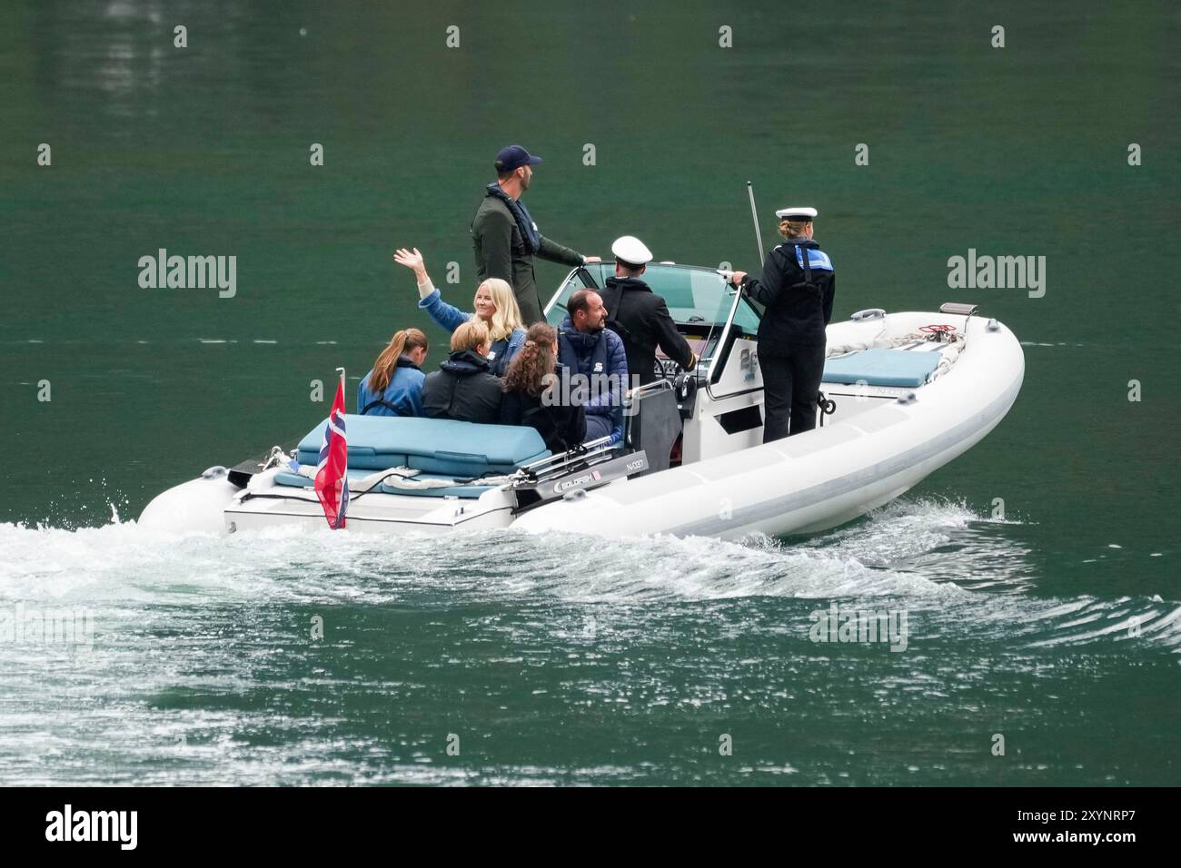 Geiranger 20240830. Princess Ingrid Alexandra, Prince Sverre Magnus ...