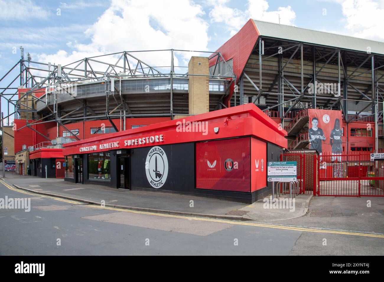 Multi users of the ground at the Valley, home to Charlton Athletic ...