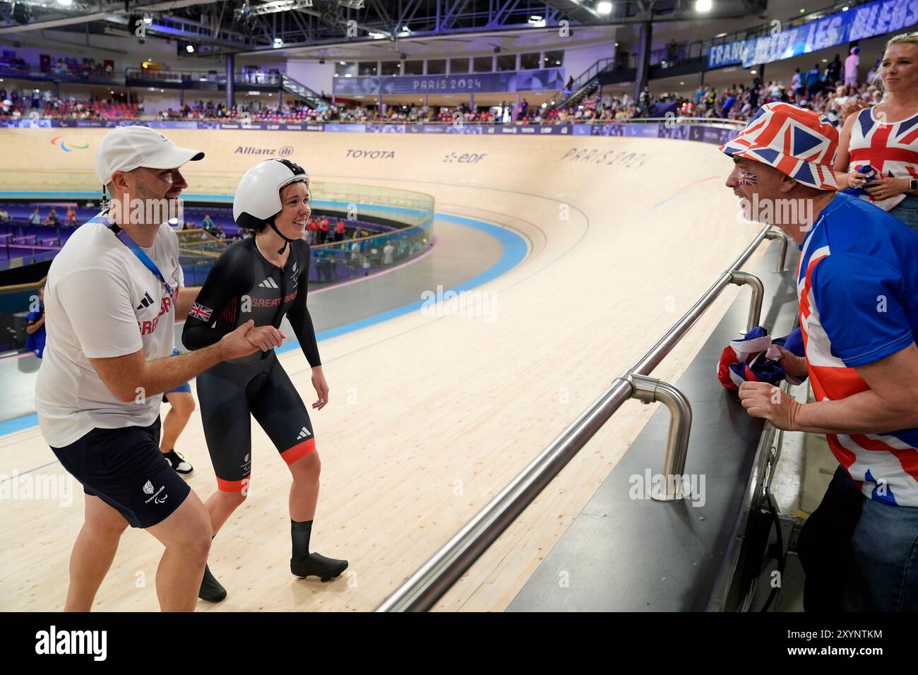 Geat Britain's Elizabeth Jordan after winning the Women's B 1000m Time ...