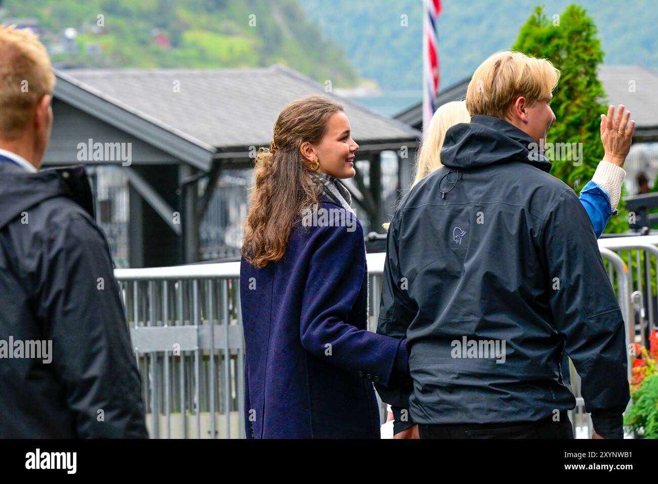 Geiranger, Norway. 30th Aug, 2024. Prince Sverre Magnus, Amalie Giæver ...
