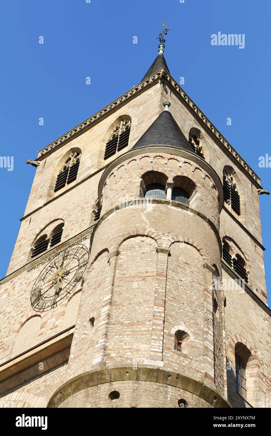 Detail of Trier Cathedral or Dom St. Peter is the oldest church in ...