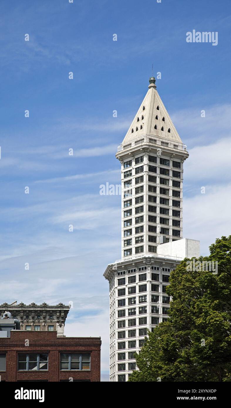 Smith Tower, Seattle, USA, North America Stock Photo - Alamy
