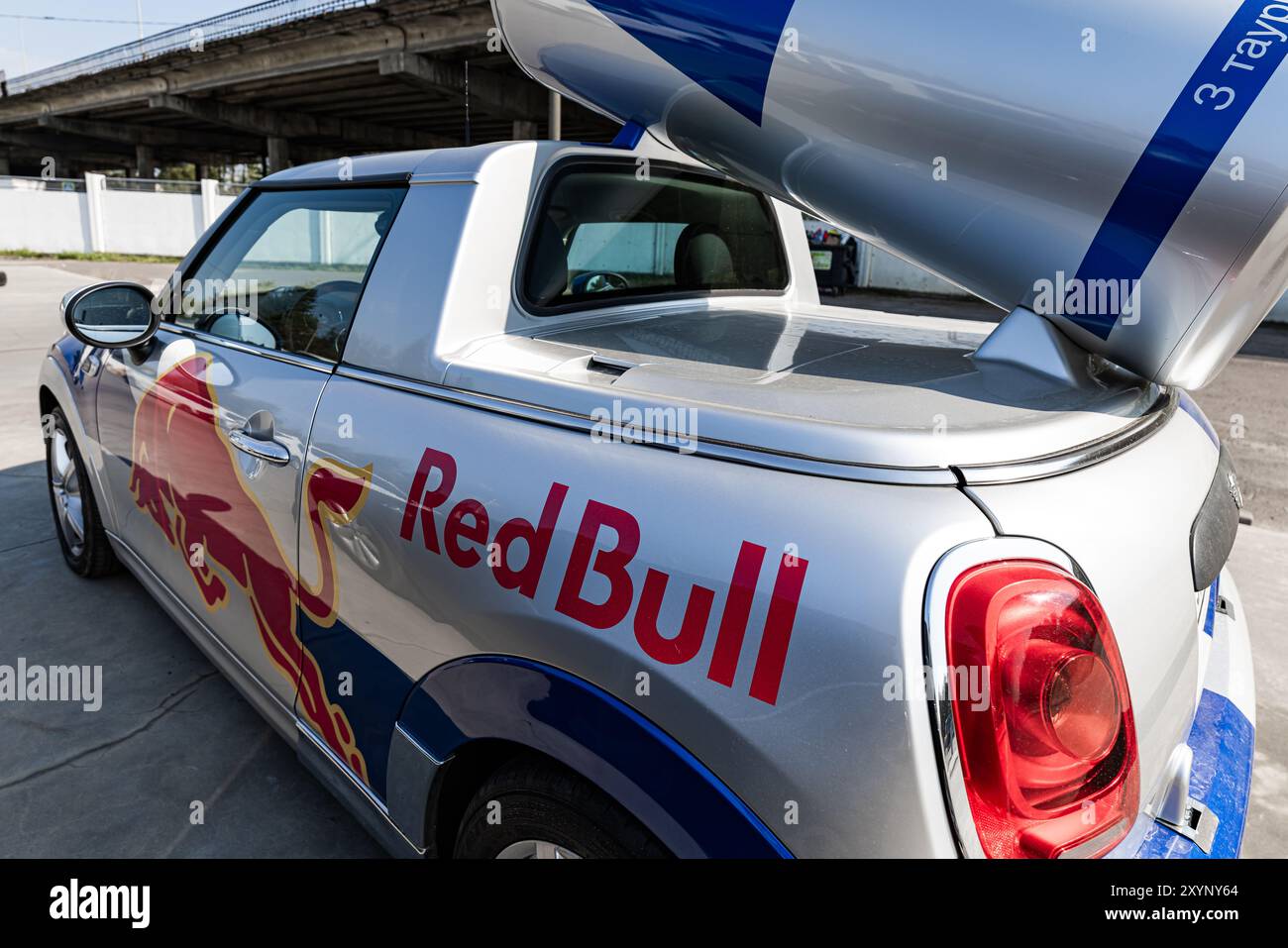 Red bull energy drink car hi-res stock photography and images - Alamy