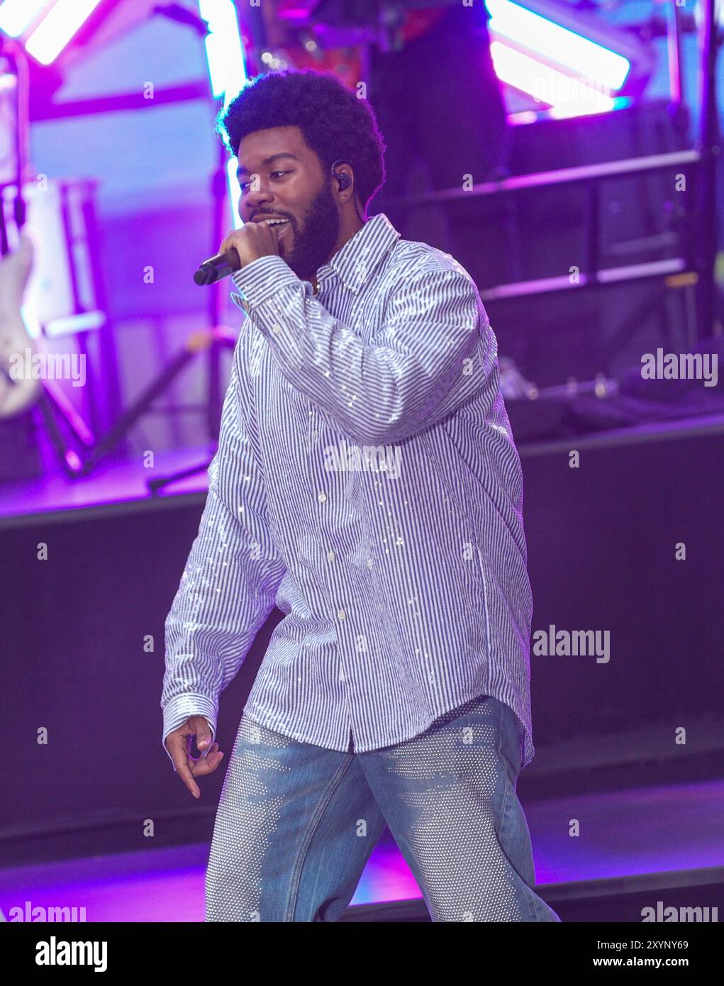 New York, New York, USA. 30th Aug, 2024. NEW) Khalid Performs Live on ...