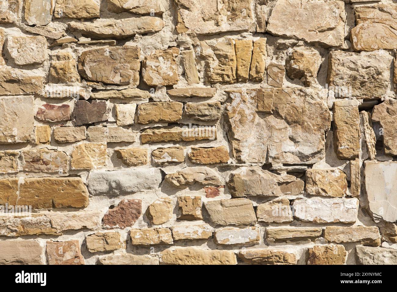 Stone wall texture background natural color. Closeup Stock Photo - Alamy