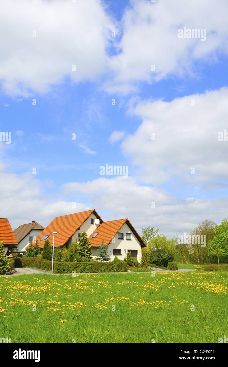 Home in a rural environment Stock Photo - Alamy