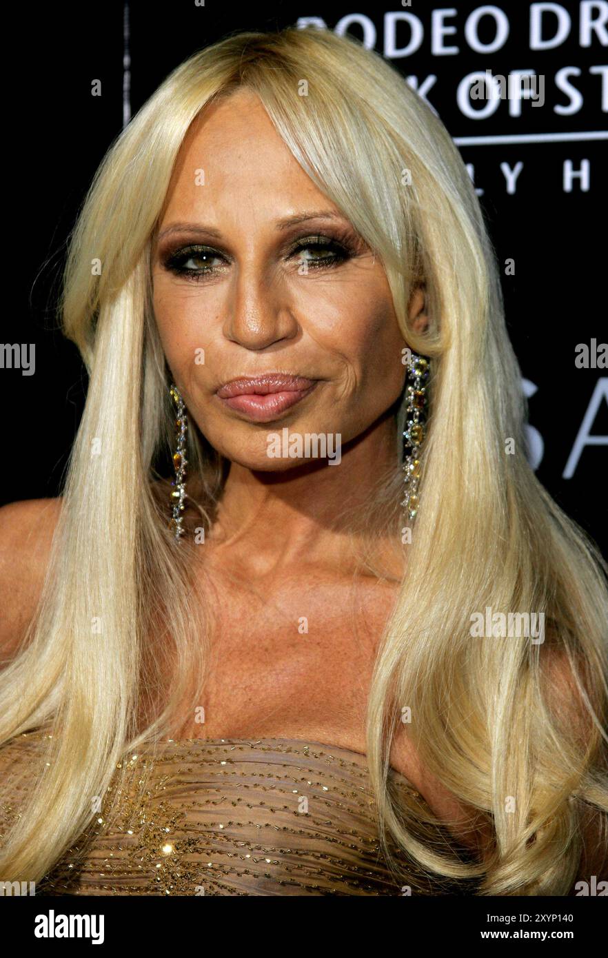 Donatella Versace attends the Rodeo Drive Walk Of Style Award honoring ...