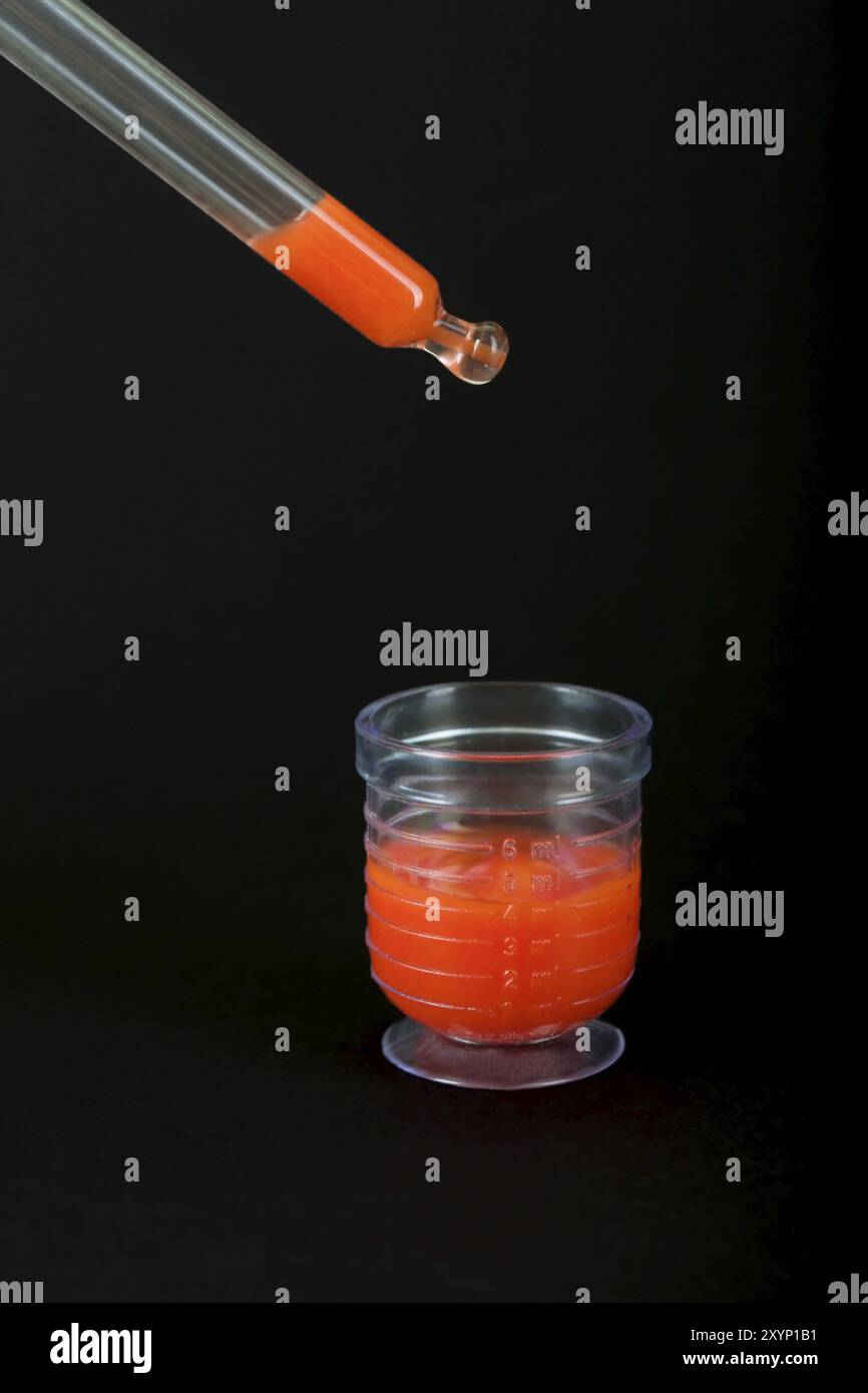 Medicine vial for healthcare science research test Stock Photo - Alamy