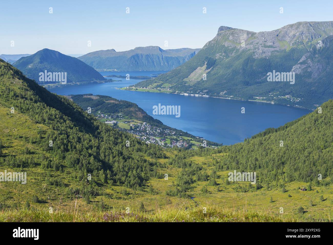 View of Orsta, Norway, Europe Stock Photo - Alamy