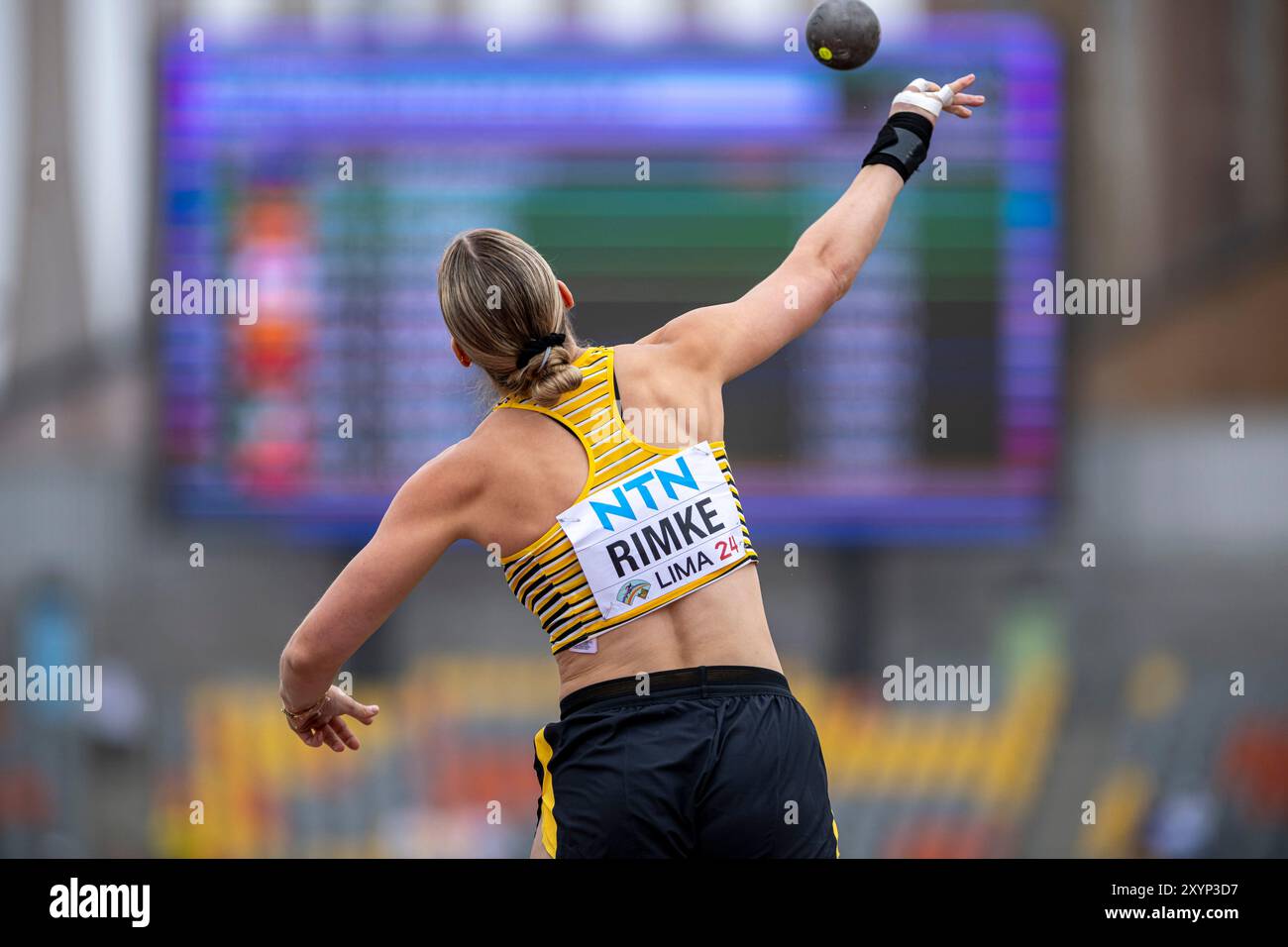 Chantal RIMKE (LC Jena), GERMANY, Shot Put Women PER, Leichtathletik ...