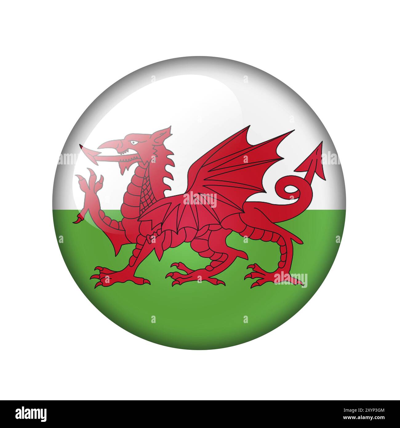 Wales united kingdom flags Cut Out Stock Images & Pictures - Alamy