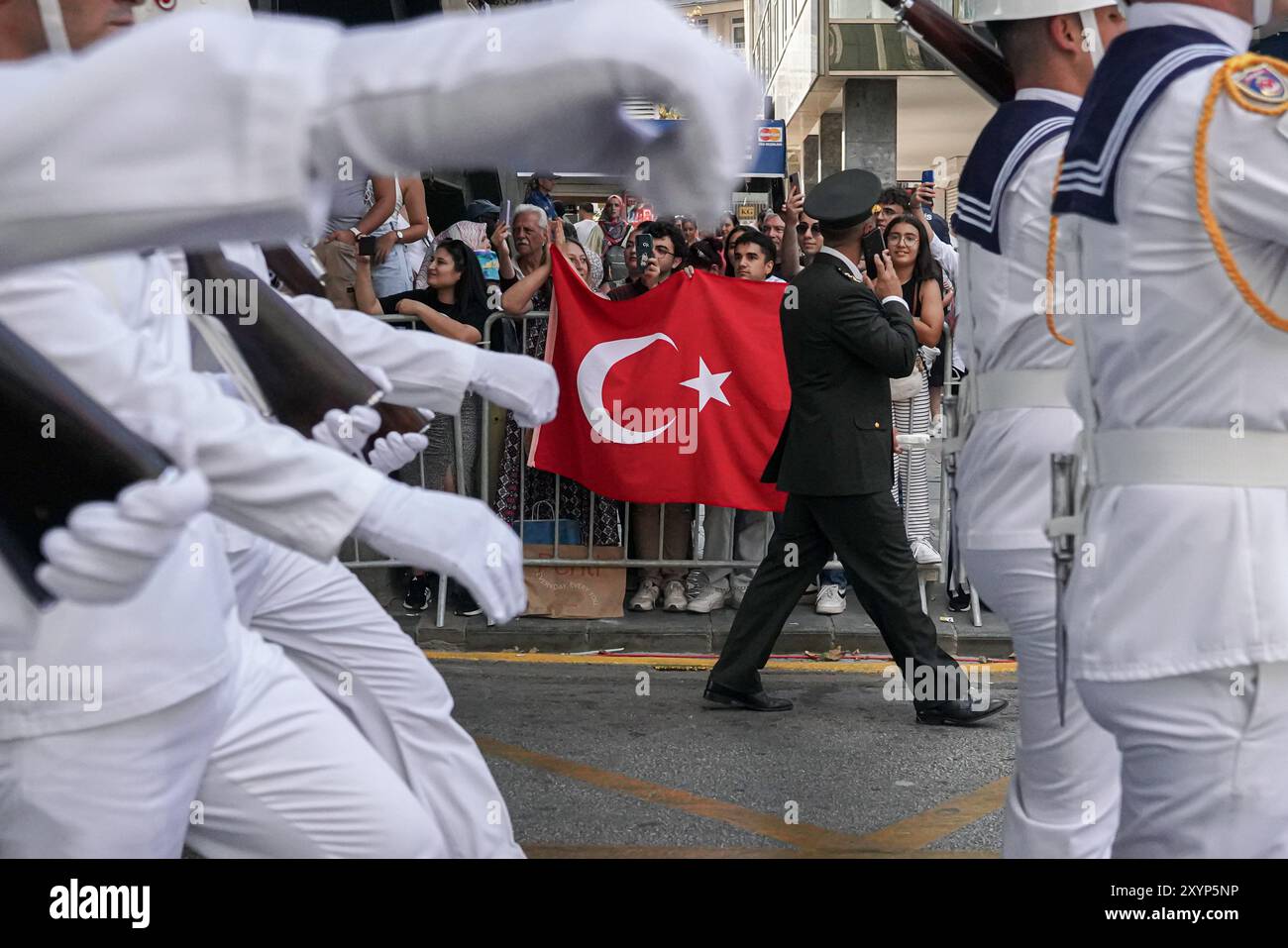 Soldiers of the Turkish Armed Forces (TSK) seen marching during the ...