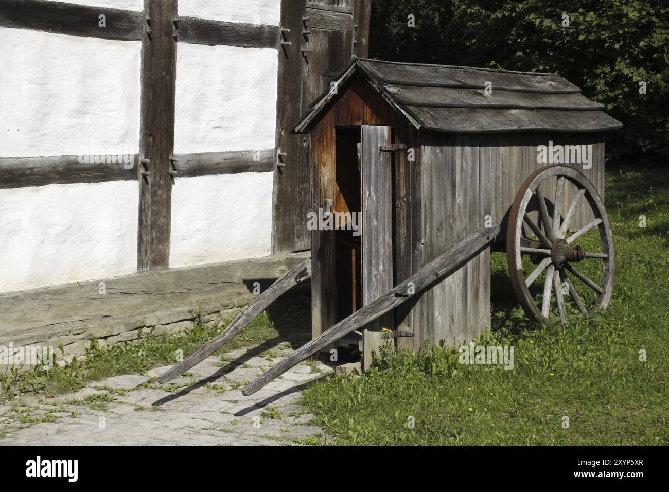 Old shepherd's cart Stock Photo - Alamy