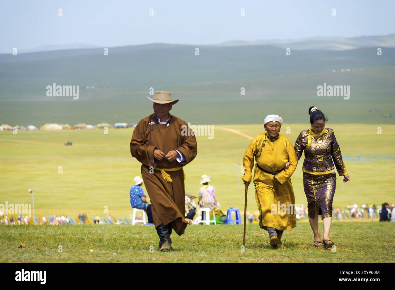 Mongolian family in traditional costume hi-res stock photography and ...