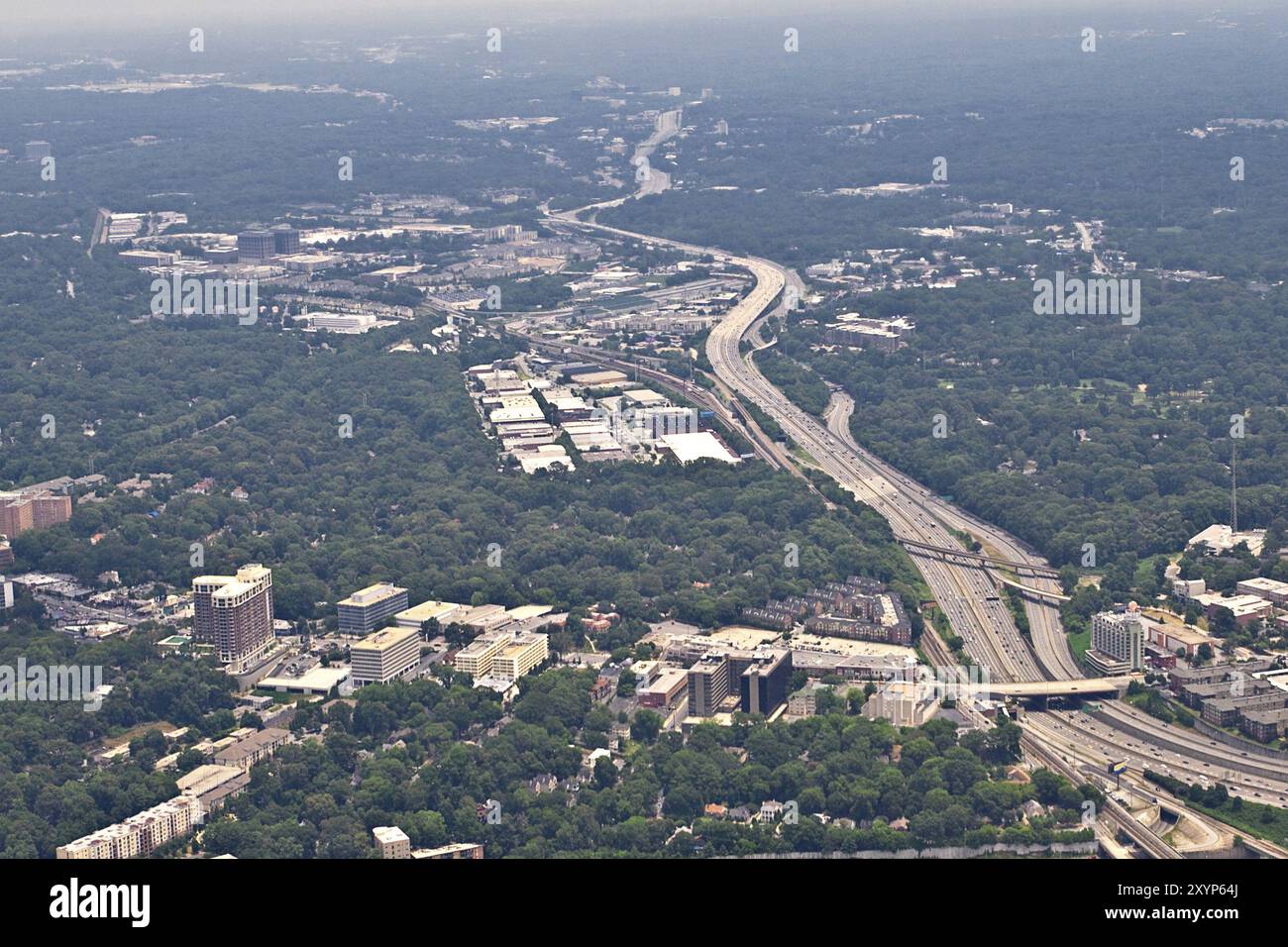 Aerial shot of a beautiful metropolitan landscape Stock Photo - Alamy