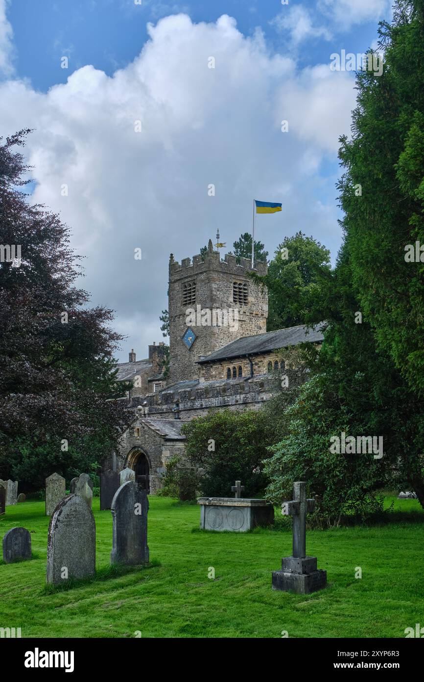 St Andrew's Church, Sedbergh, Cumbria Stock Photo - Alamy