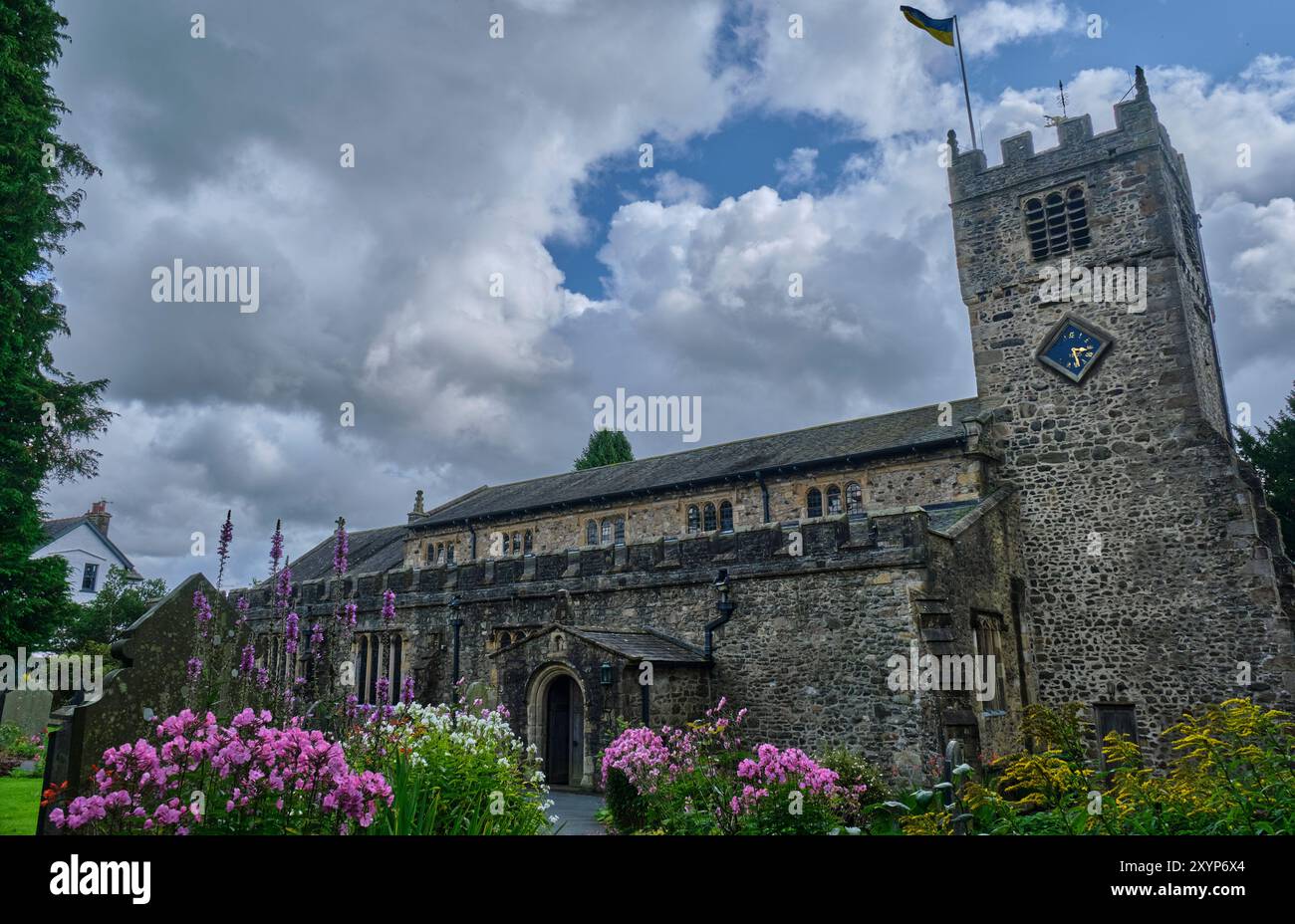St Andrew's Church, Sedbergh, Cumbria Stock Photo - Alamy