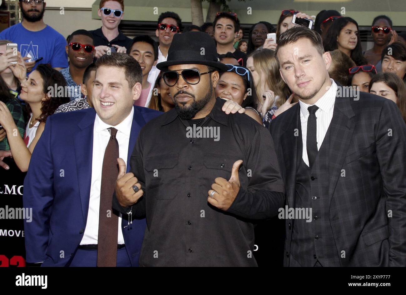 Channing Tatum, Ice Cube and Jonah Hill at the Los Angeles premiere of ...