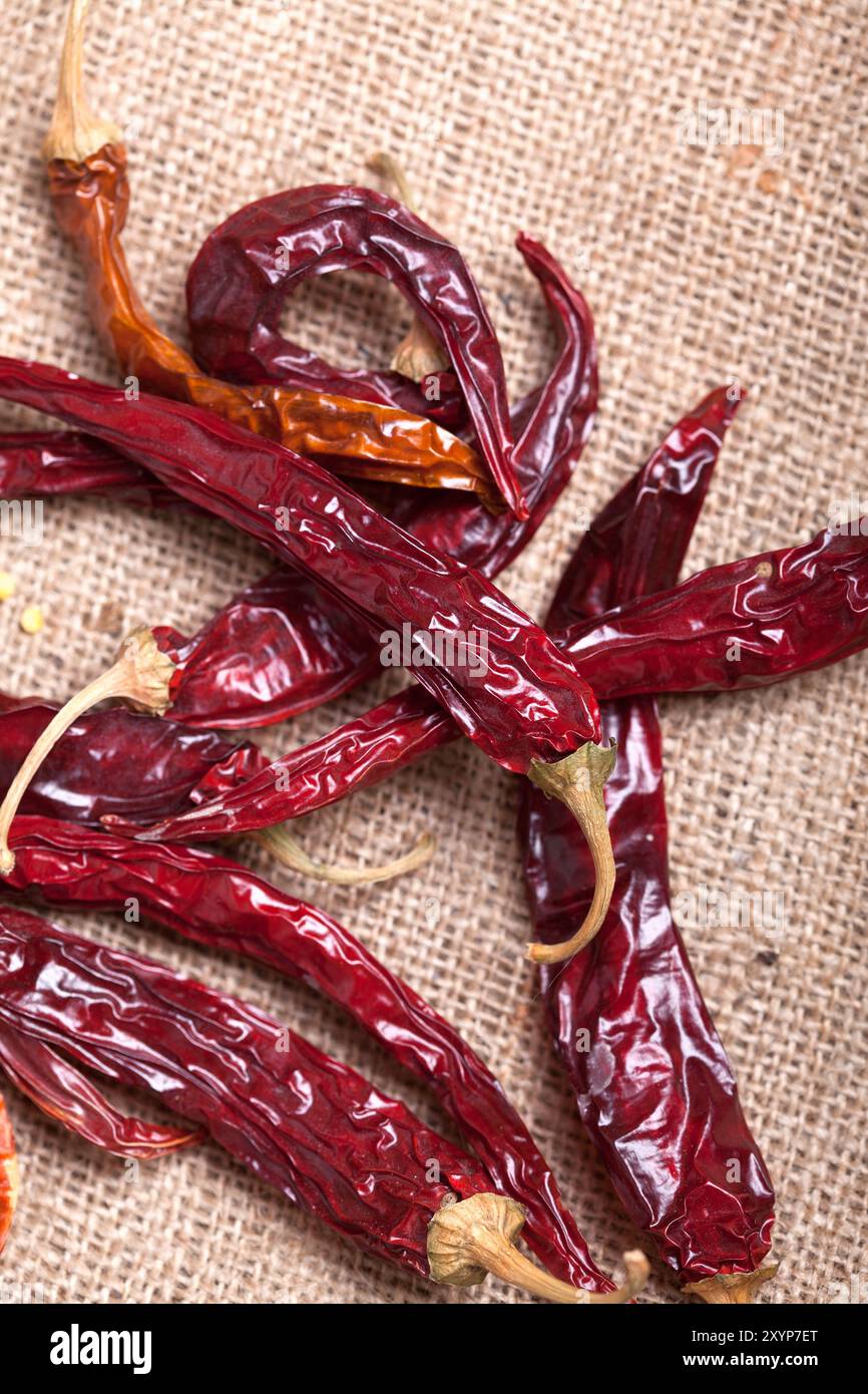 Sacks dried red chili hi-res stock photography and images - Alamy
