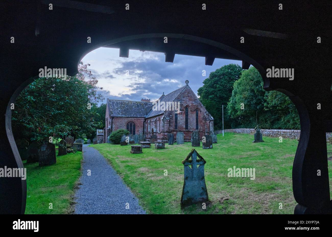 St Columba's Church, Warcop, Cumbria Stock Photo - Alamy