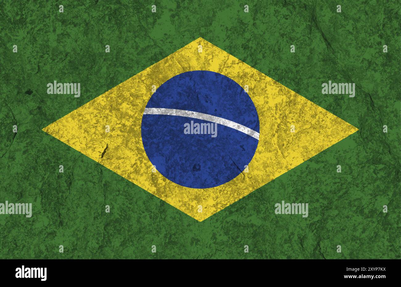Brazil flag with texture on a background Stock Photo - Alamy