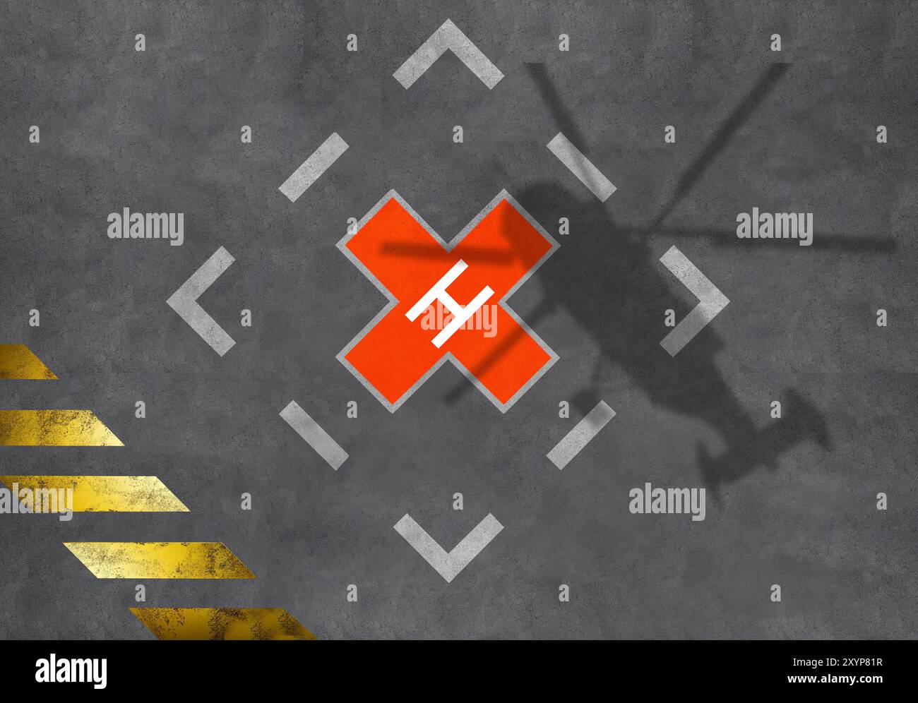 Helicopter approaching airport hi-res stock photography and images - Alamy