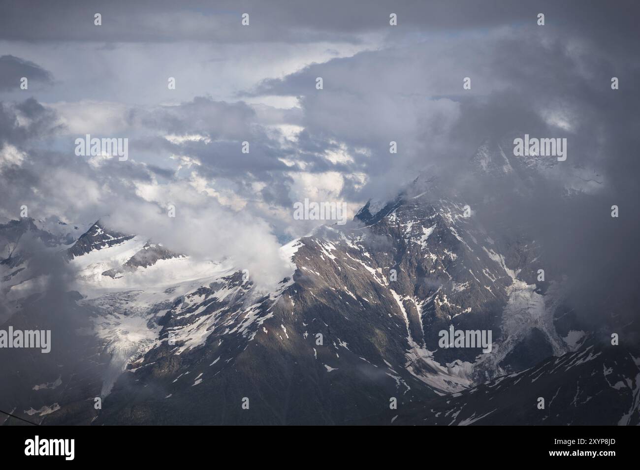 Caucasus mountains peaks ridges covered hi-res stock photography and ...