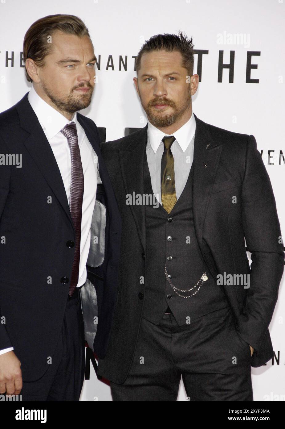 HOLLYWOOD, CA, Leonardo DiCaprio and Tom Hardy at the Los Angeles ...